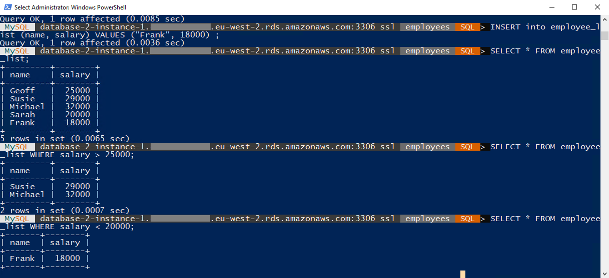 Again, make sure you go back to the EC2 and RDS Dashboards when you’re ...